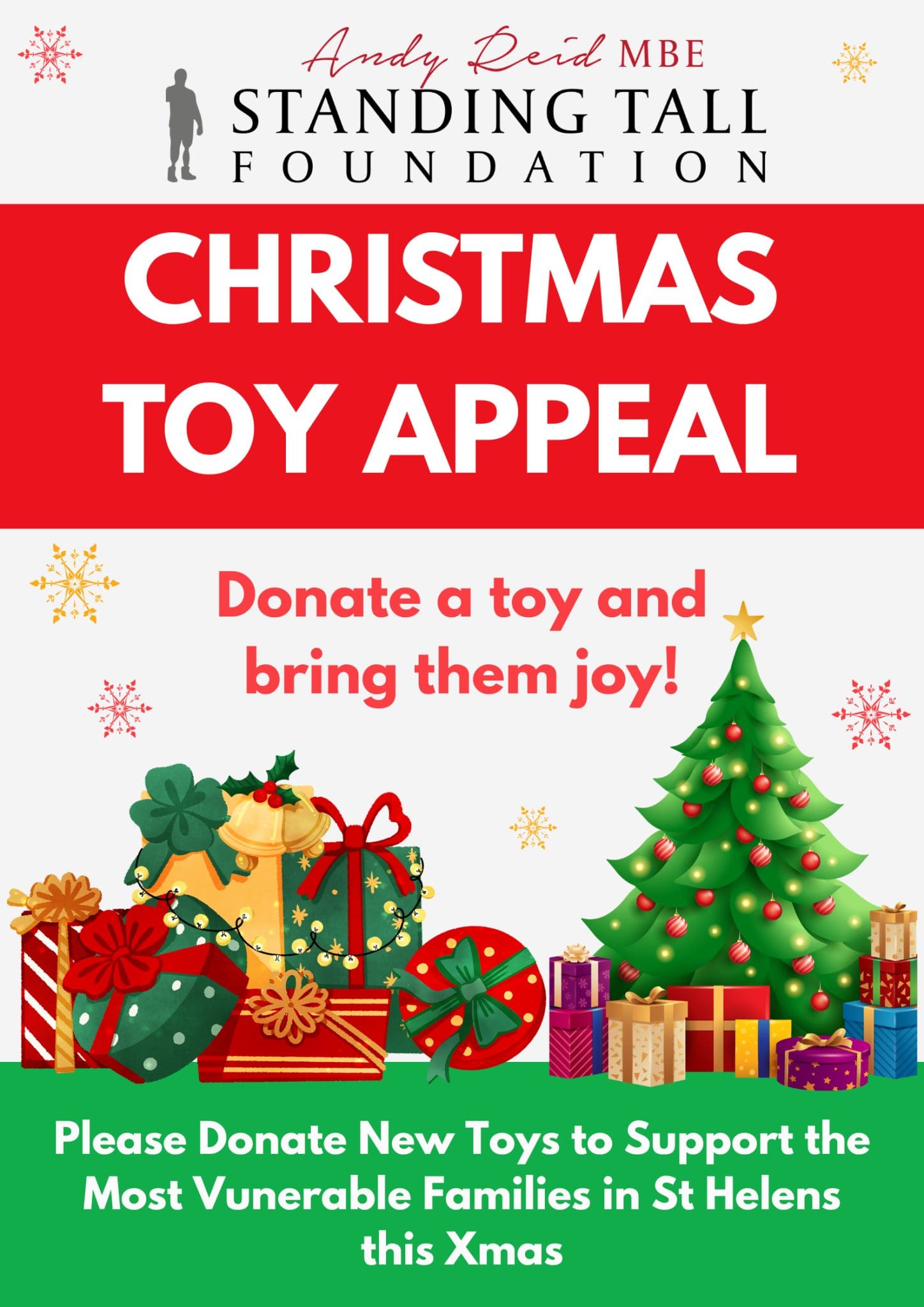 STF XMAS TOY APPEAL LAUNCHES! - The Standing Tall Foundation