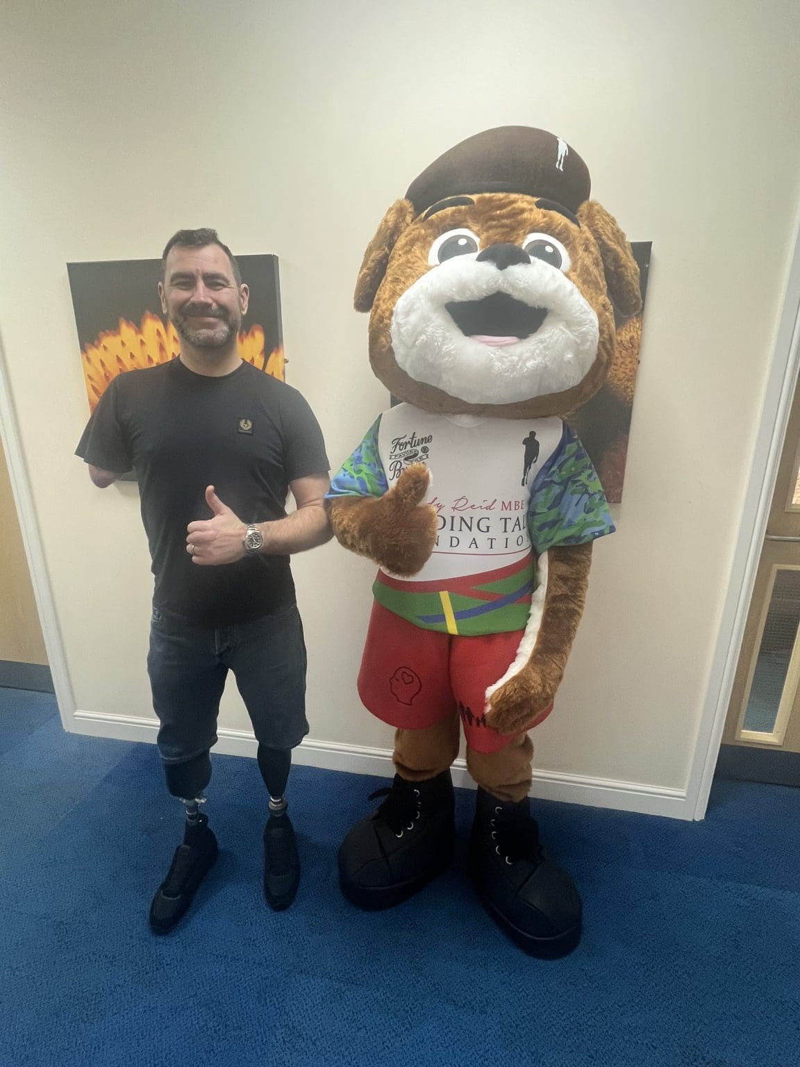 MEET BASTION THE BULLDOG, OUR NEW MASCOT! - The Standing Tall Foundation